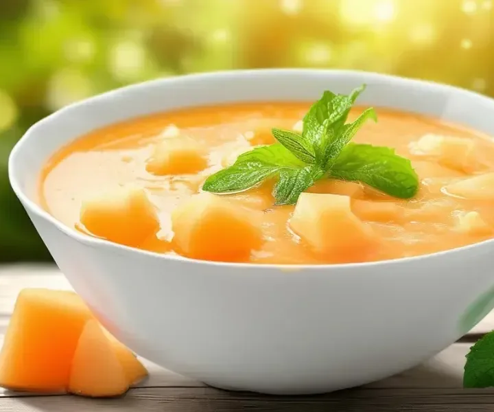 Sopa Fria de Melão com Hortelã: Uma Receita Refrescante para o Verão